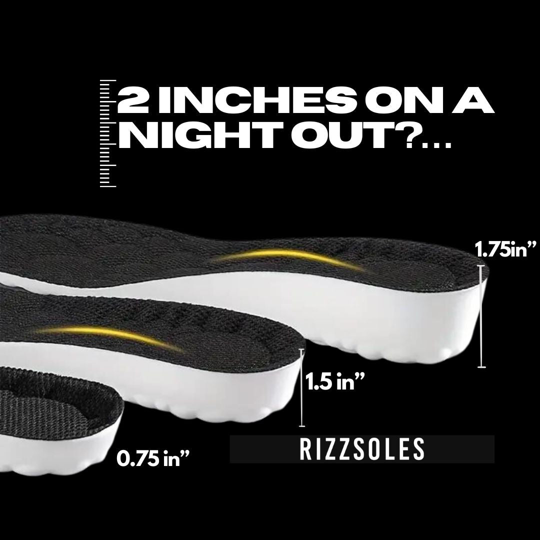 RIZZSOLES® - Cloud Height 1.75 inch" Comfort+Boost – RizzSoles